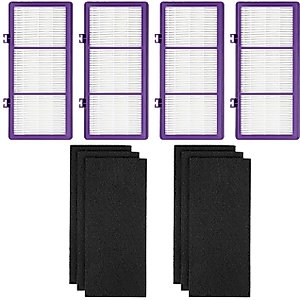 Fette Filter - AER1 Filters for Air Purifier Holmes, HAPF300AP Performance Plus Filter for Holmes, Replacement HAPF300AP-U4 (4 Ture HEPA Filters + 6 Carbon Filters (Purple)