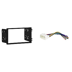 Metra 95-7863 Honda Element Double DIN Kit 2003-up & Scosche HA08B Compatible with Select 1998-11 Honda Power/Speaker Connector/Wire Harness for Aftermarket Stereo Installation