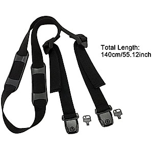 FKUMLUN Trash Can Lid Lock, Adjustable Dustbins Secure Lock Straps,with Mount Screws & Buckle Keys for Outdoor Garbage Cans