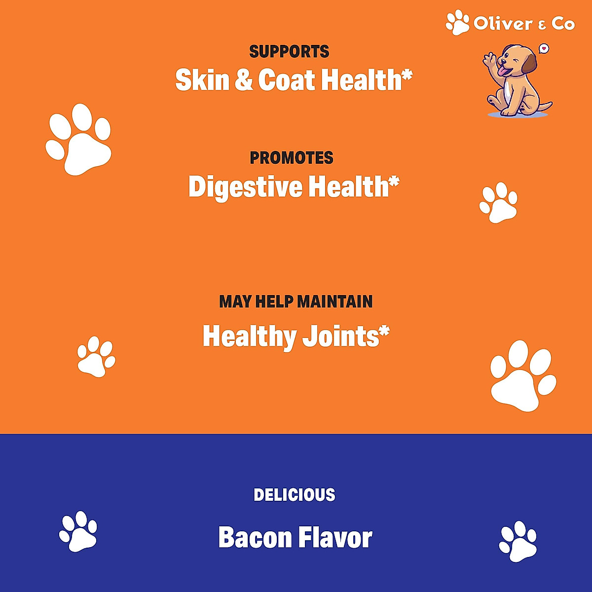 Collagen for Dogs - Dog Collagen - Liquid Collagen for Dogs - Itch Relief for Dogs - Dog Liquid Collagen - Liquid Collagen Dogs - Collagen Supplement for Dogs - Collagen Dogs - 1 fl oz - Bacon Flavor