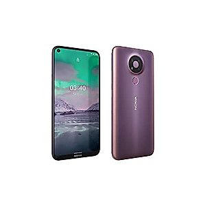 Nokia 3.4 | Android 10 | Unlocked Smartphone | 2-Day Battery | US Version | 4G LTE | 3/64GB | 6.39-Inch Screen | Triple Camera | Dusk/Purple