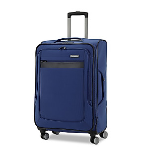 Samsonite Ascella 3.0 Softside Expandable Luggage with Spinners, Sapphire Blue, 2PC SET (Carry-on/Medium)