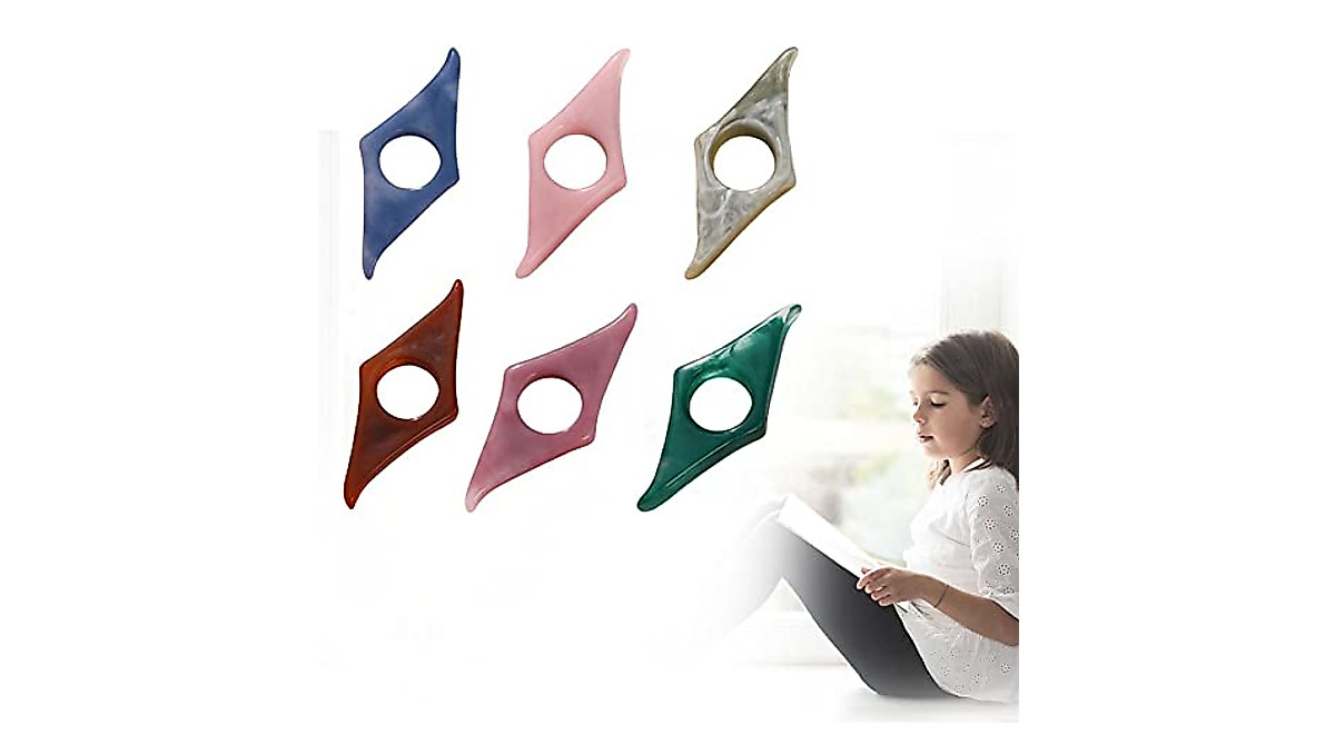 Resin Thumb Book Support - Convenient Bookmark & Page Holder