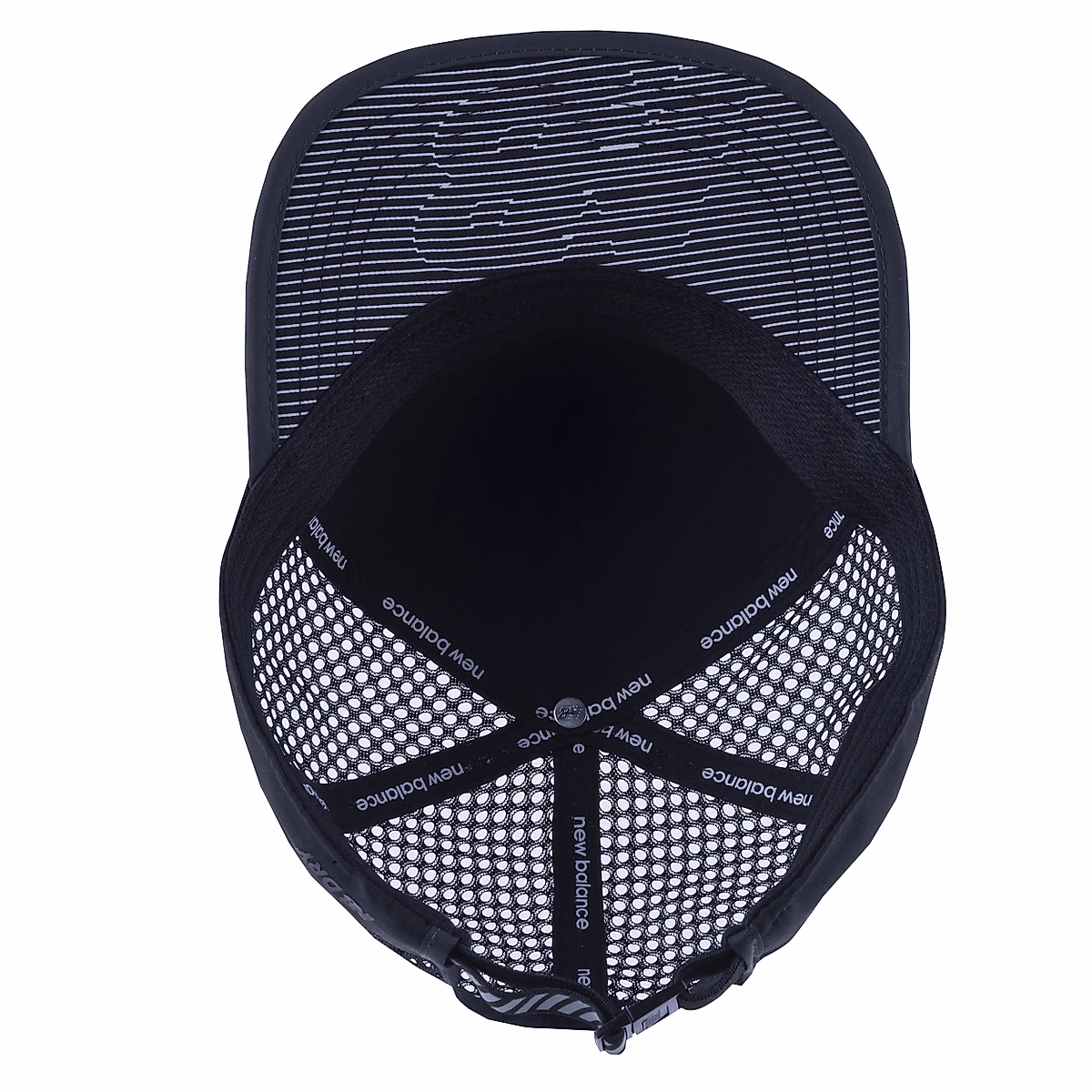 New Balance Men's and Women's Speed Run Trucker Hat, One Size, Black/Gunmetal