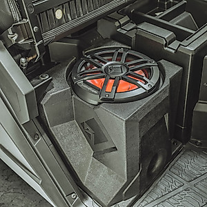 Rockford Fosgate RNGR18-STG4 Audio Kit: PMX-2 Receiver, 1500-Watt Amp, M1 Series Color Optix Multicolor LED Lighted Front & Rear Speakers plus Subwoofer for Select Polaris Ranger Models (2018-2022)