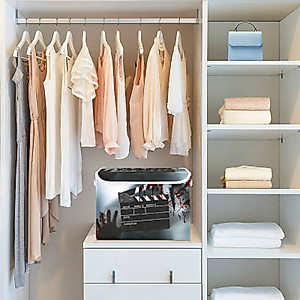 RunningBear Clapperboard Horror Movie Large Storage Bins with Lid Collapsible Storage Bin Toy Bins Fabric Storage for Living Room Office