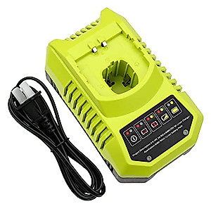 P117 Charger Replacement for Ryobi 9.6V-18V Charger Li-ion Ni-cad Ni-Mh Battery P100 P102 P103 P105 P107 P108 P118 P200 1400670