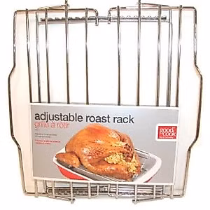 BRADSHAW INTERNATIONAL 23803 Chrome Adjustable Roast Rack