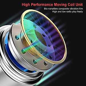 Wired Earbuds in Ear Headphones with Microphone, 3.5mm in-Ear Headset Earphones, Volume Control Sport Gaming Headset for iPhone Xiaomi Samsung Huawei, Computer, Laptop, PC (Black)