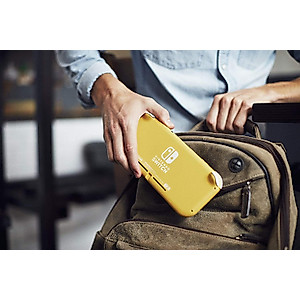 Nintendo 2020 Switch Lite Console Family Christmas Holiday Bundle - Yellow, 5.5" Touchscreen Display, Built-in Plus Control Pad, Speakers, WiFi, Bluetooth 4.1, NexiGo 128GB MicroSD Card Bundle