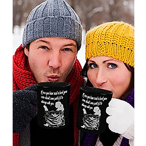 Book Lover Mug (Black) Once You Have Read A Book..., With Image Bookworm Gift, Novelty Gifts, Ceramic Coffee Cup By Vitazi Kitchenware (11 Ounces)