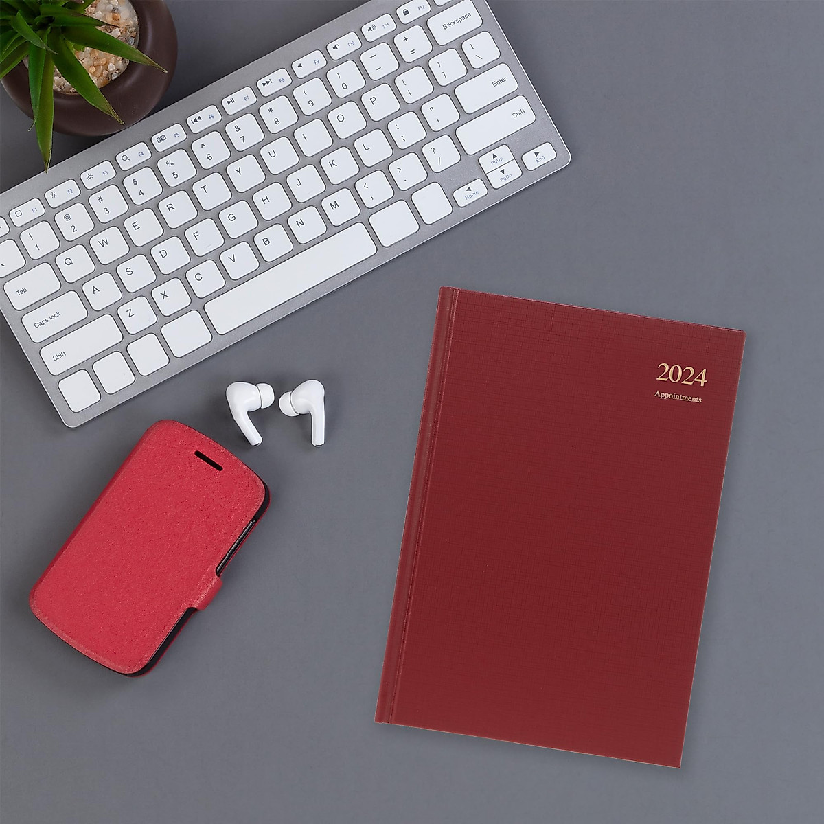 Collins Essential 2024 Daily Planner With Appointments - Daily Calendar 2024 Page A Day Diary, Journal & Appointment Book 2024 - Business, Academic and Personal 2024 Planner (A5 Size, Blue)