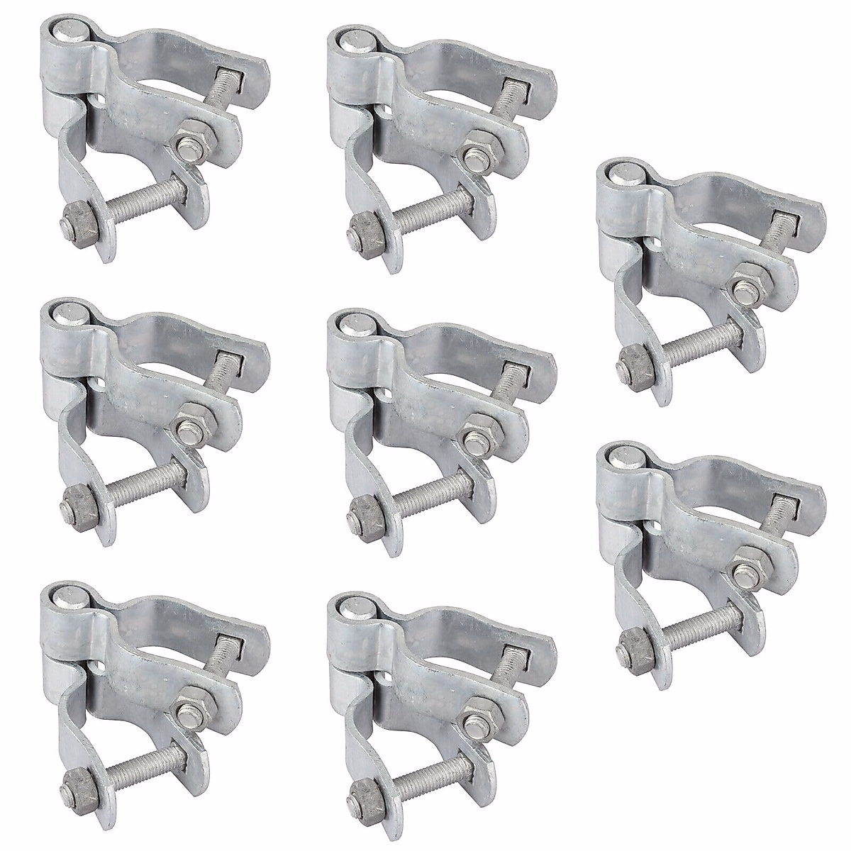 8 Sets Chain Link Fence Gate Post Hinge Fit 1⅜", Thickness 3.8 mm