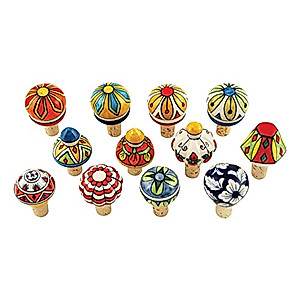 TRUE FABRICATIONS Country Cottage Assrtd Ceramic Stoppers, 1 EA