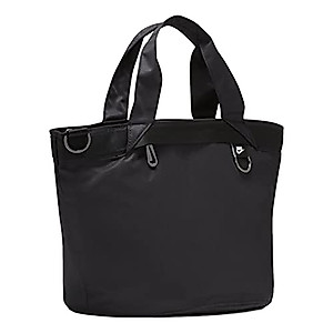 Nike Sportswear Futura Luxe Women's Tote Purse Bag (10L) (Black/Light Smoke Grey)