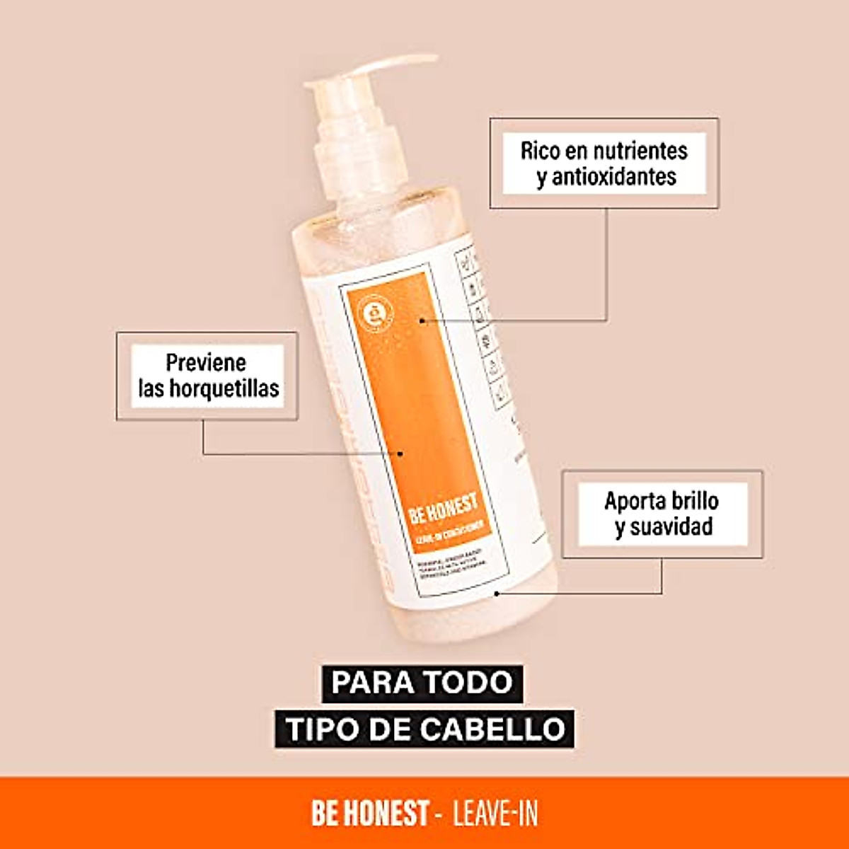 Ginger Milk Natural Care BE HONEST Leave-in conditioner for all hair types. Enriched with botanical oils to boost shine and manageability. Controls frizz. Free of parabens, alcohol, sulfates. 8oz