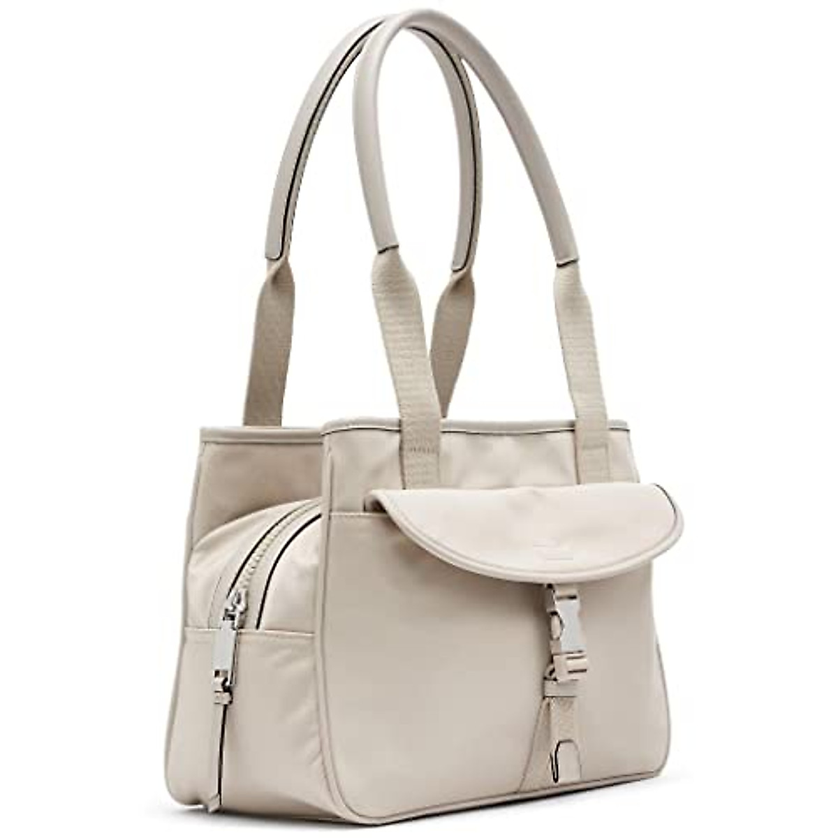 Calvin Klein Shay Triple Compartment Satchel, Fawn