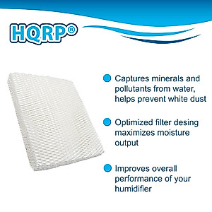 HQRP 2-Pack Wick Filter Compatible with Vornado MD1-0034 Replacement EV100, EV200, EVDC300, EVDC500, Evap2, Evap40 Evaporative Humidifiers
