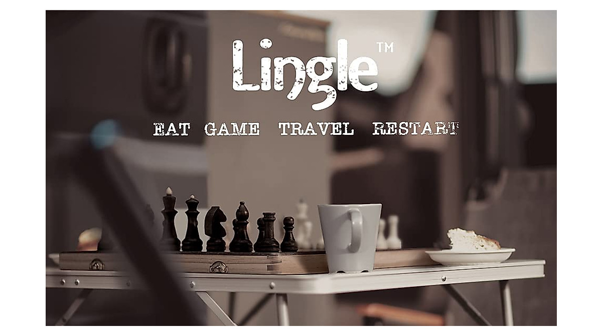 Lingle 15" Folding Chess Set - Travel-Friendly Design