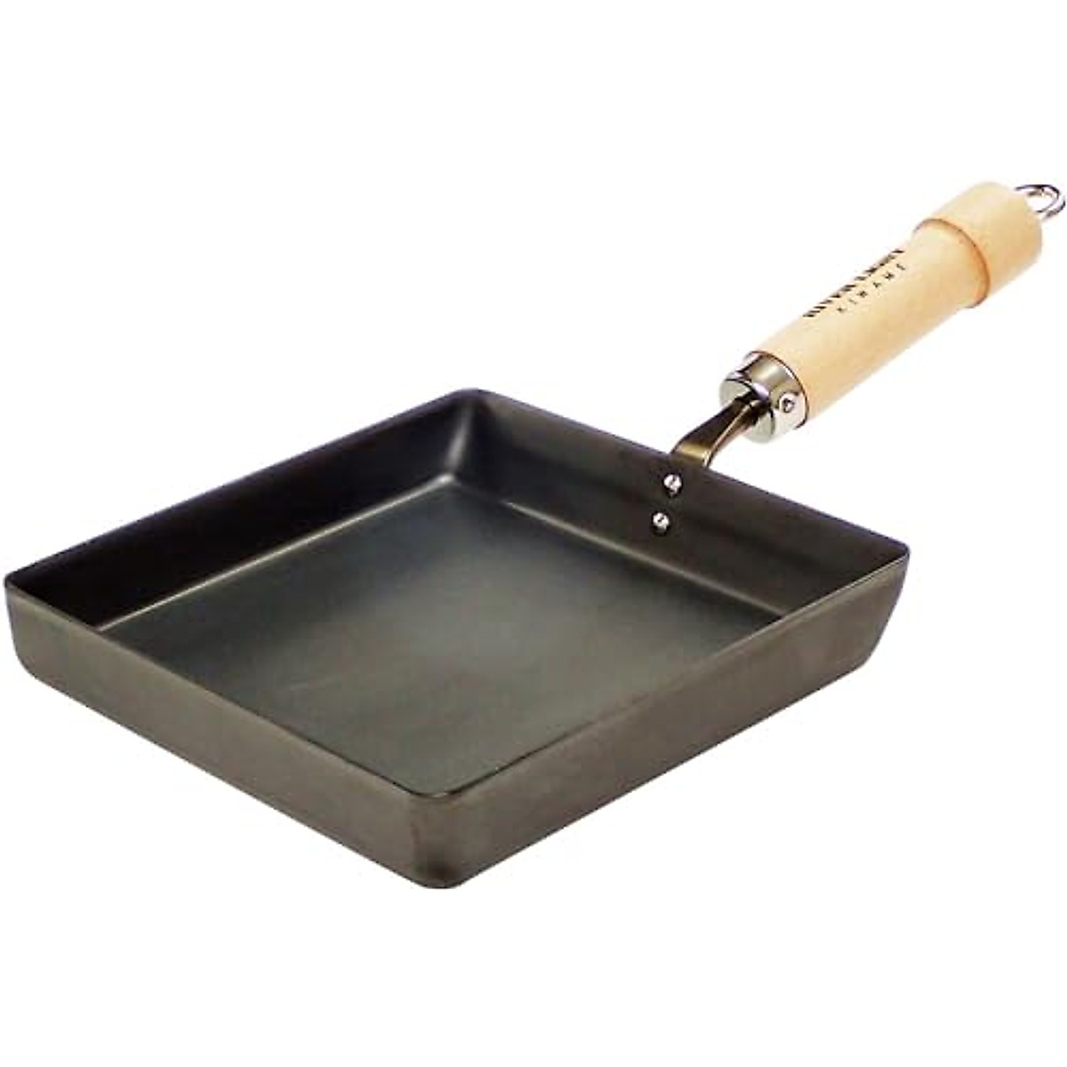 River Light Egg Pan, Iron Frying Pan, Extreme Japan, Large, Induction Compatible, Made in Japan