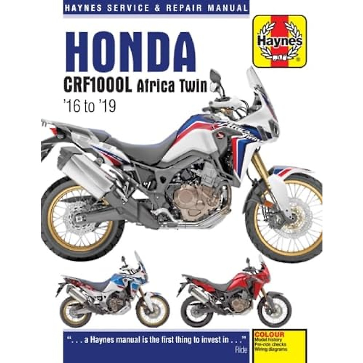 Honda CRF1000L Africa Twin from 2016-2019 Haynes Repair Manual (Haynes Powersport)