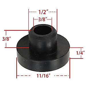 Hipa (Pack of 2 951-0171 751-0171 Fuel Shut Off Valve 735-0149 935-0149 Fuel Tank Bushing for MTD Troy Bilt Lawn Mower Portable Generator Snow Blower Tiller