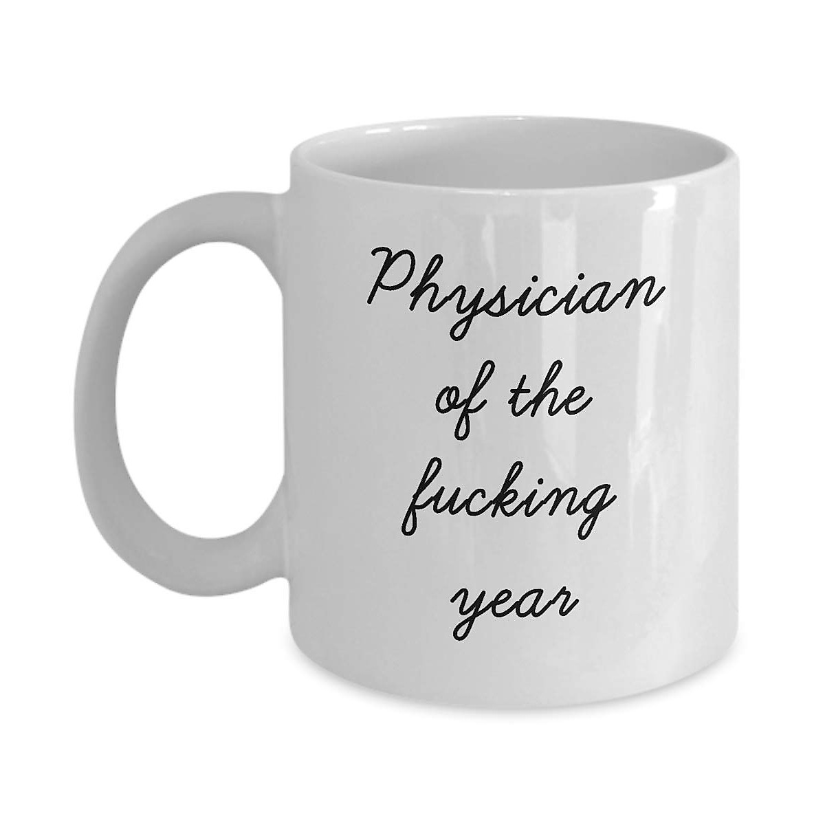 Best Physician Mug Funny Appreciation Mug for Coworkers Gag Swearing Mug for Adults Novelty Tea Cup