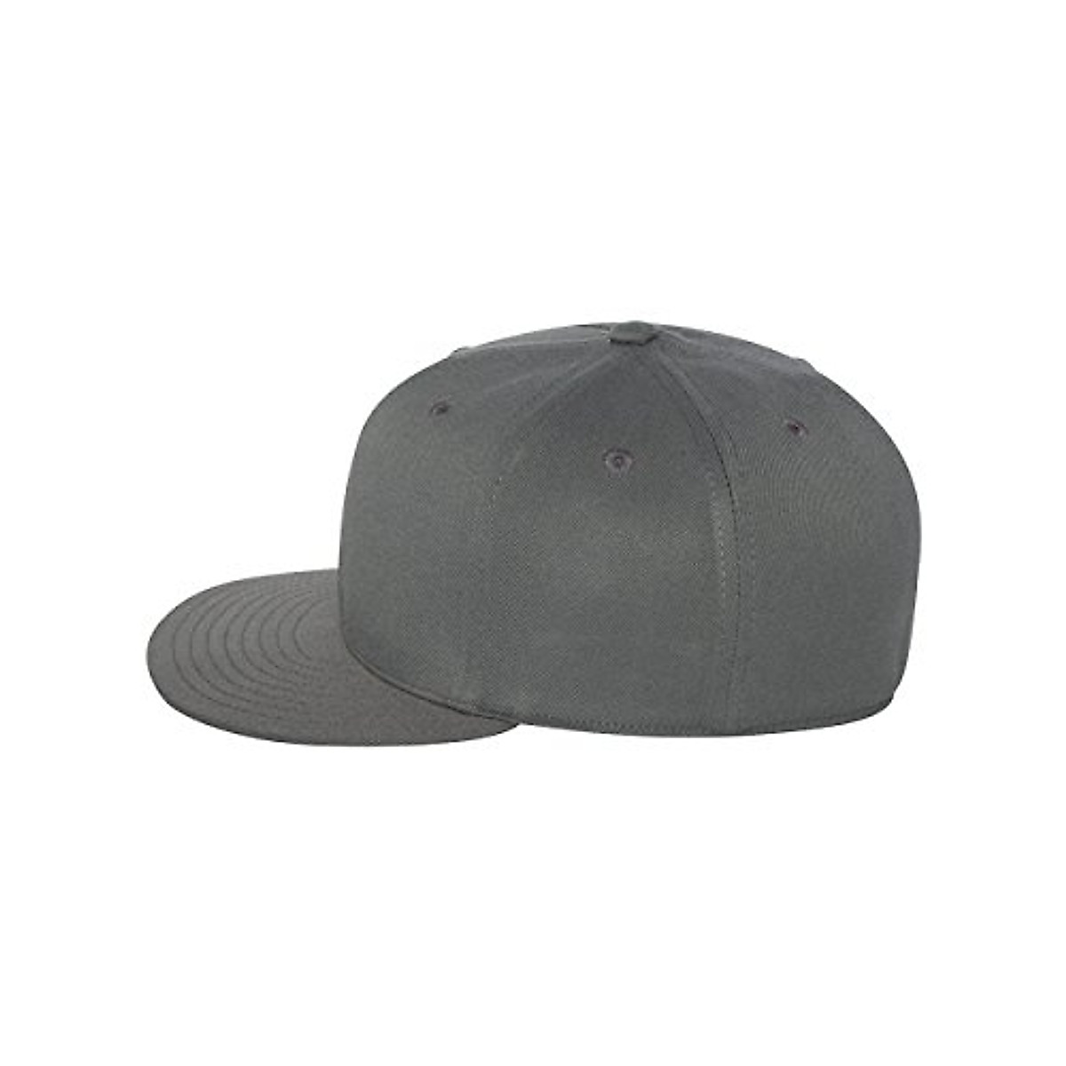 Flexfit Premium Flatbill Cap – Fitted 6210 - Large/X-Large (Dark Gray)