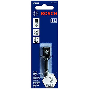 BOSCH ITSA12 1-Piece 1/2 In. Impact Tough Socket Adapter