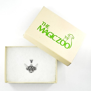 Sterling Silver Highland Cow Small Pendant Handcrafted in the USA