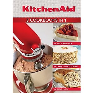 KitchenAid 3 Cookbooks in 1: Pies & Tarts; Cakes & Cupcakes; Breads