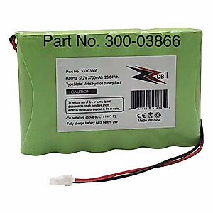 ZZcell® High Capacity Battery for 300-03866 Honeywell Alarm Lynx 5100, 5200, 5210, Lynx Touch 7000, Lyric Controller, Lyric Keypad LCP500-L, LYNXRCHKIT-SHA, OSA214, LCP500-4B, 7.2V, 3700mAh