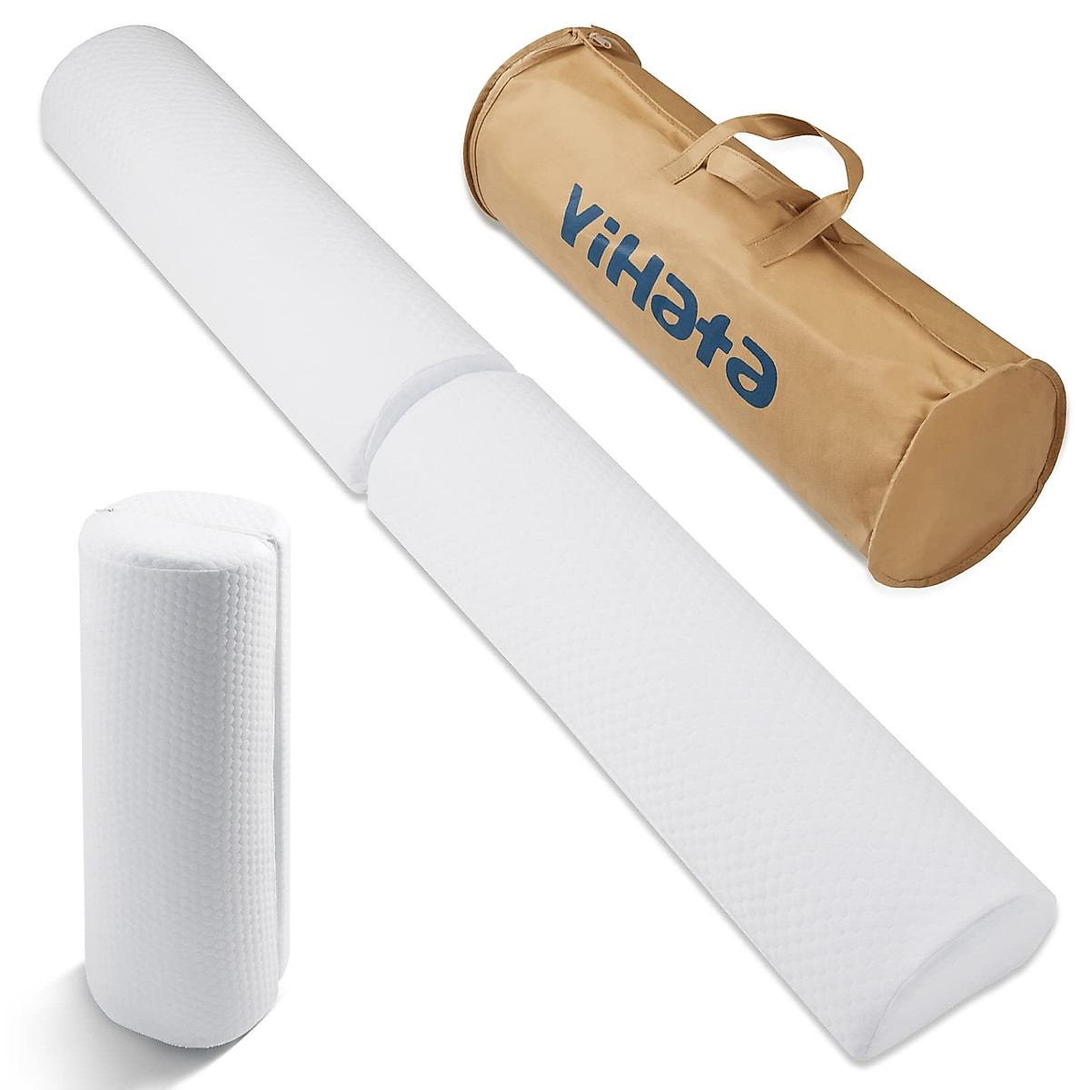 YIHATA Bed Rail for Toddlers 2 in 1 Foldable Bed Bumper Kids Foam Bed Bumper Safety Bed Rail for Toddlers with Non-Slip Machine Washable Cover Bed Side Rail for Queen, King, Twin Bed（1 Pack）