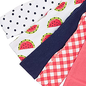 Hudson Baby Unisex Cotton and Synthetic Headbands, Watermelon, 0-24 Months