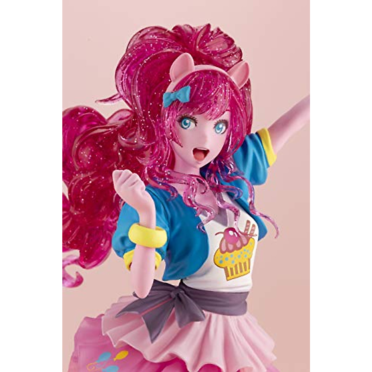Kotobukiya My Little Pony: Pinkie Pie Limited Edition Bishoujo Statue, Multicolor