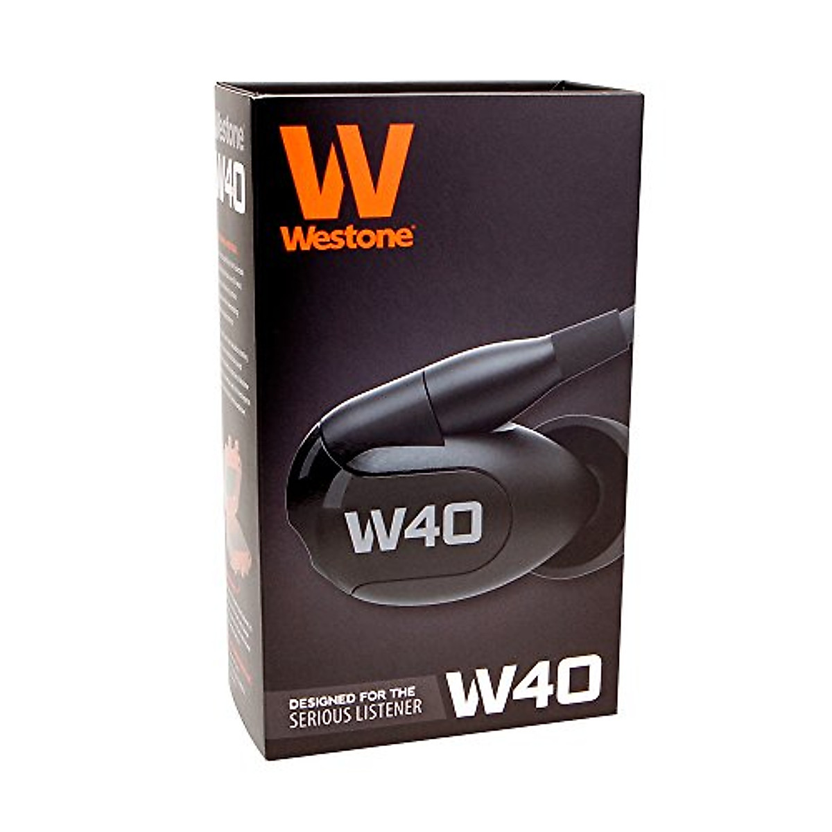 Westone W40 Four-Driver True-Fit Earphones with MMCX Audio Cable and 3 Button MFi Cable with Microphone