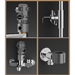 Faucet Aerator Removal Tool 16 in 1with Faucet Cache Aerators,Faucet Aerator Replacement for Sink,Aerator Key Removal Wrench, Water Saving Flow Restrictor Set for Bathroom or Kitchen