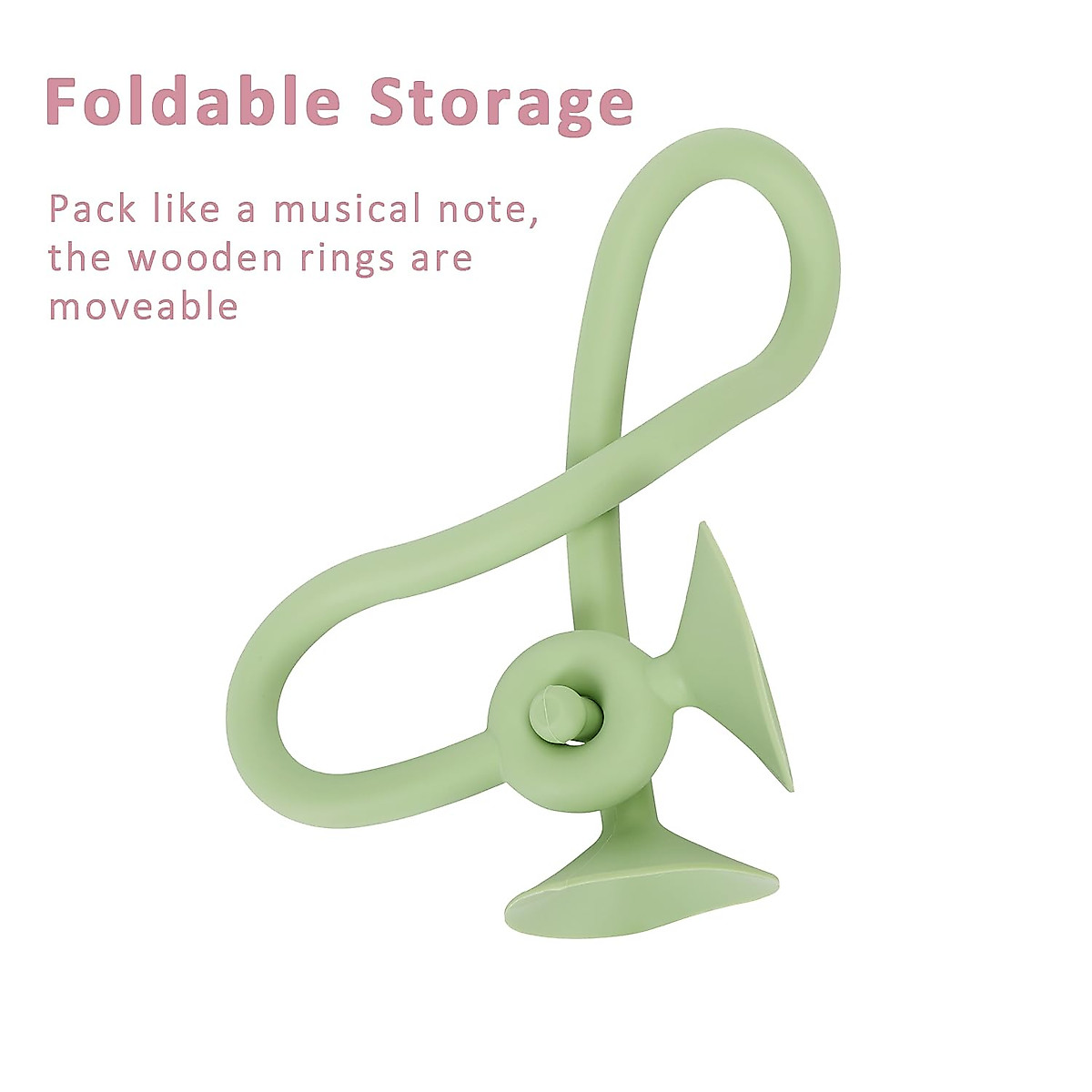 Socub Silicone Baby Sensory Toys, Montessori Educational Toys for Baby 6 12 18 Months, Parent-Child Toys with Suction Cup, 2 Pack(Dark Pink), Medium, TR063