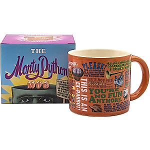 Monty Python Quotes Coffee Mug - Quotes from The Flying Circus as Well as Monty Python's Best Movies - Comes in a Fun Gift Box - by The Unemployed Philosophers Guild, 12 ounces