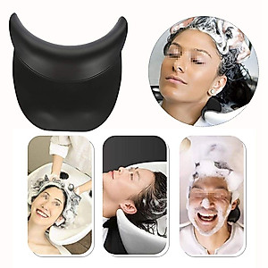 Shampoo Neck Cushion,Salon Spa Silicone Shampoo Bowl Gripper Hair Washing Sink Neck Rest Cushion,good helper for hair salon