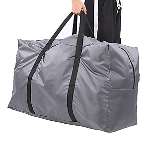 so Large Foldable Storage Carry Handbag, Multifunctional Duffel Bag for Kayak/Boat/Canoeing Sea/Fishing/Rafting/Swimming/Campingt (Gray)(Gray)