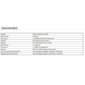 HT-1202 Digital PH Meter
