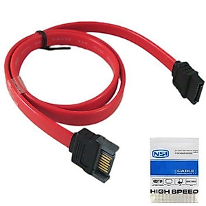 NSI LK-13526 7-pin internal SATA Male to SATA Female Extension cable - 7 pin SATA M/F - 20 inch (50 cm)