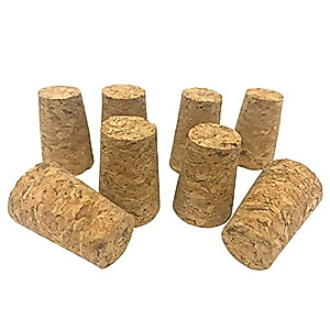 Bonka Bird Toys 2112 (Pk8) 1.25" by 0.75" Corks, Medium Parrot Chew Foot Talon Cage Toy, Conure, African Grey, Quaker, and Similar