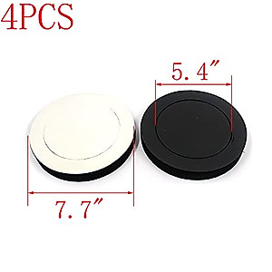 MY MIRONEY 4-Pack Foam Speaker Enhancer System Kit Self Adhesive Fast Foam Rings Bass Blocker Soundproof Sponge Car Horns Sponge Car Stereo Foam Car Audio Speaker Foam(Flat)