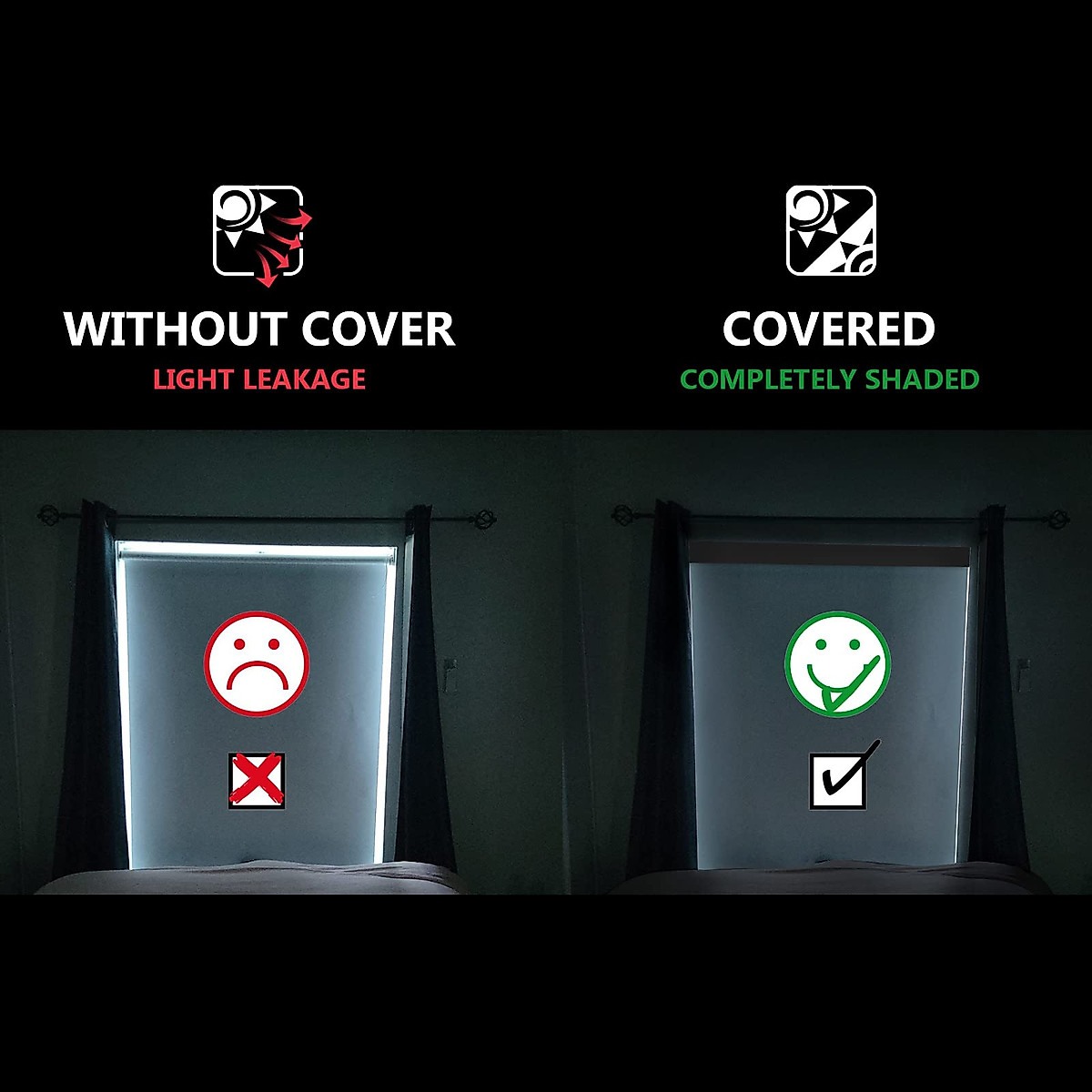 ZSTARR Motorized Blackout Blinds with Remote Smart Blinds Control Wireless Rechargeable Roller Blinds Blinds for Windows,Office,Home,Restaurant,Customized,3911(Drak Grey)