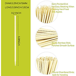 XP-ART 30 Pcs Candy Apple Boxes with Bamboo Apple Sticks, Clear Caramel Apple Box Plastic Gift Cookie Makaron Cupcake Packaging for Treats, Party Favors, 4" L x 4" W x 4" H