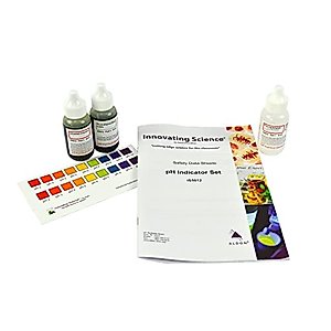 pH Indicator Set - Includes 3 Solutions & Color Charts - The Curated Chemical Collection by Innovating Science