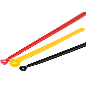 SuperDosing Static-Free Micro Scoop Variety Pack 6 Milligram - 30 Mg Measuring Spoons 15 Pack. Sturdy For Easy, Mess-Free Nootropic Supplement Powder Measurement. 3 Sizes x 5 of Each Size Tiny Spoon.