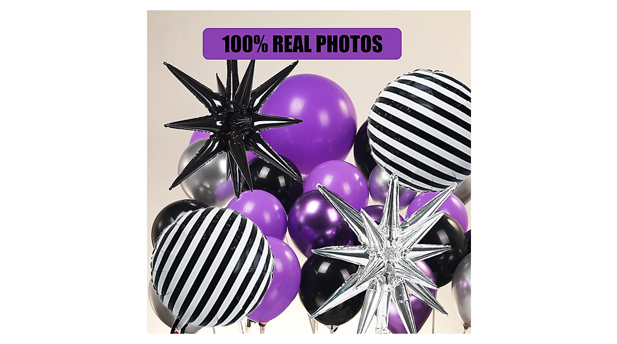 Gothic Balloon Garland Kit for Halloween & Birthdays